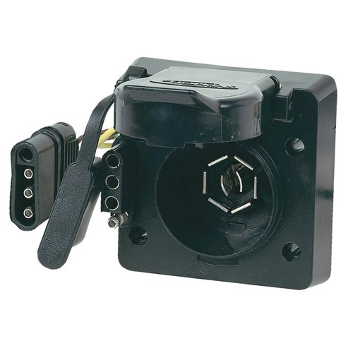 Hopkins Towing Solutions 4-FLAT to 7-BLADE VEHICLE CONNECTOR SOCKET ...