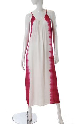 NEW Raviya Pink White Tie Dye Maxi Swim Cover Up Dress M Medium | eBay