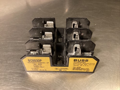 Bussman BC6033P 30A 600V Fuse Block | eBay