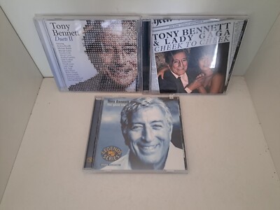 LOT OF 3 TONY BENNETT ALBUMS Cds cd Set DUETS II Lady Gaga GOOD LIFE 38 ...