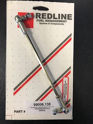 Red Line Weber Carb Universal Adjustable Throttle Linkage Rod 8" swivel ...