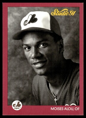 1991 Studio #191 Moises Alou Montreal Expos | eBay