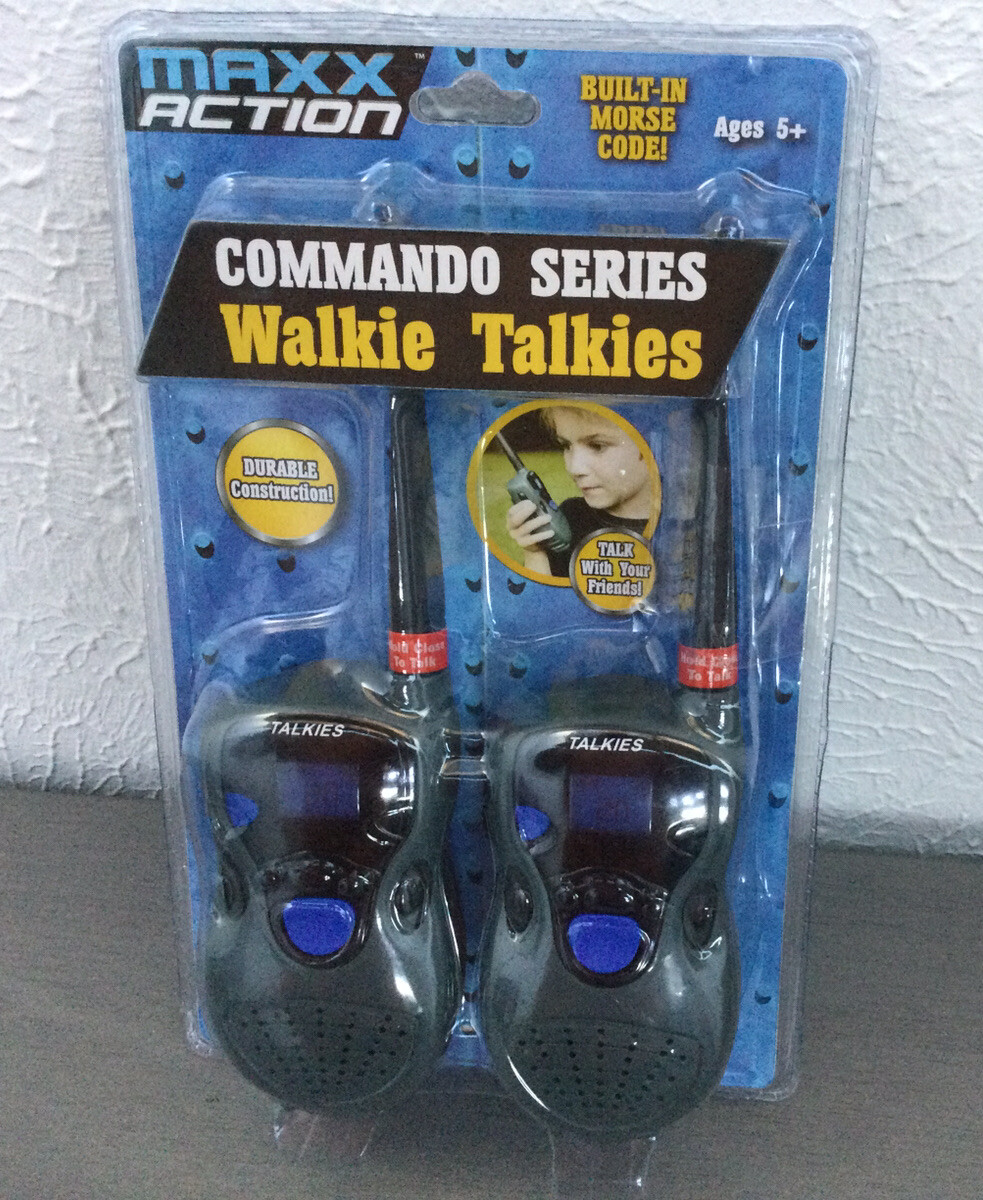 Maxx Action Commando Series Walkie Talkies up to 100 Meters Morse Code ...