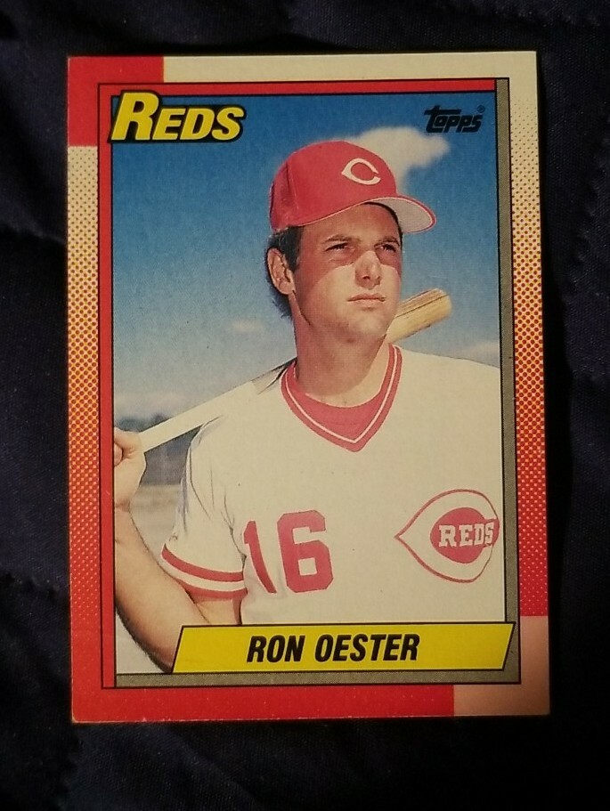 1990 Topps Baseball Card #492 Ron Oester - Cincinnati Reds | eBay