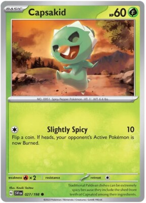 Capsakid Pokemon TCG Card 027/198 | eBay