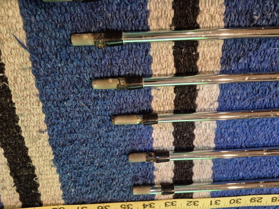 Ping CFS Stiff Steel Iron Shafts Used Clean Rare 8 Shafts Original No ...