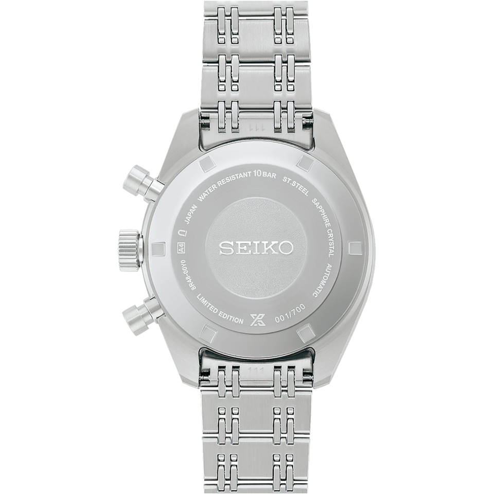 Seiko Prospex Speedtimer 42mm Silver Dial Stainless Steel Watch SRQ059 ...