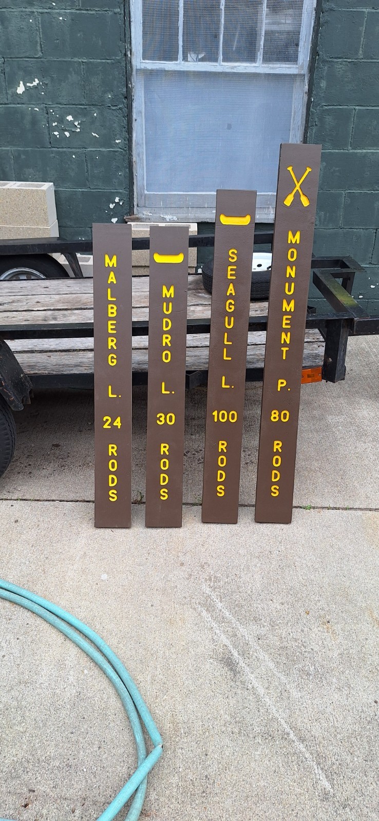 BWCA replica portage signs | eBay