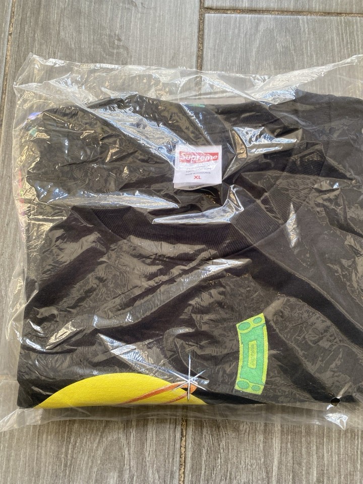 Supreme x All Dogs Go To Heaven - Size XL Black Shirt In hand!!! | eBay