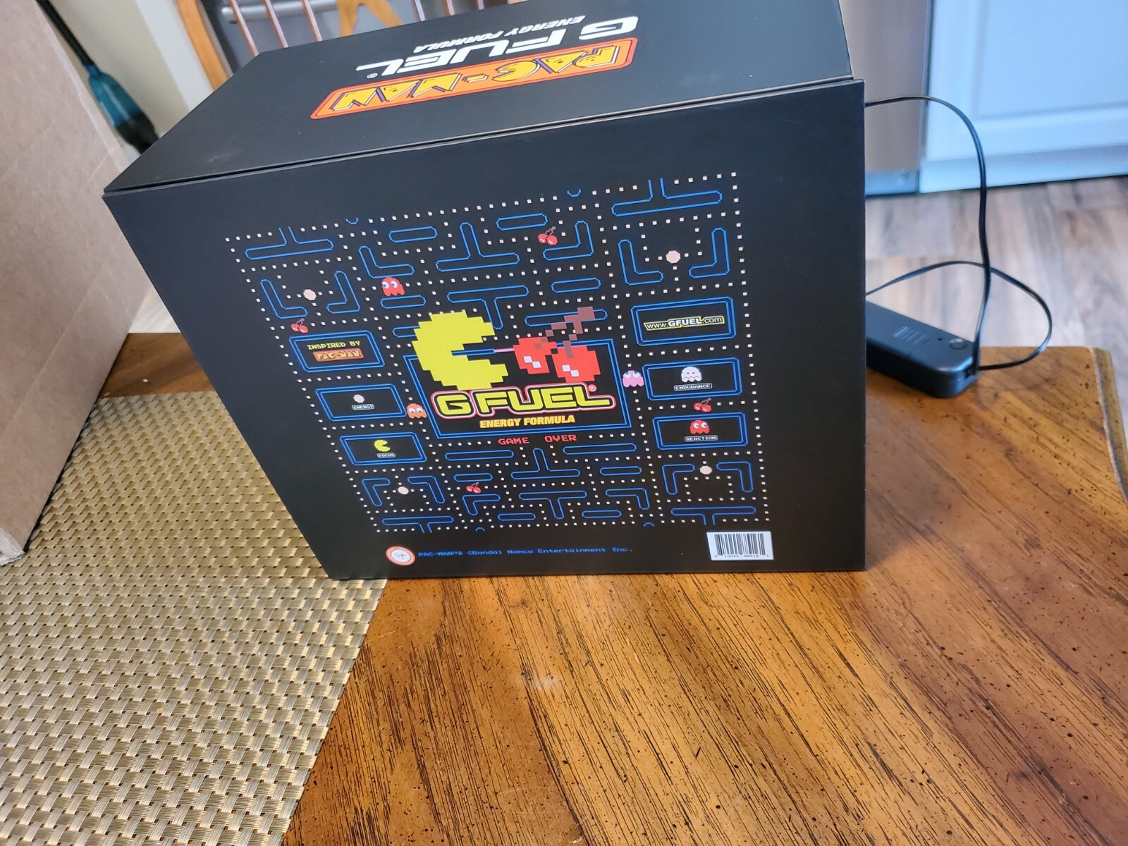 GFuel X Pac-Man Power Pellet LIGHT-UP Collector's Box,Tub & Shaker G ...