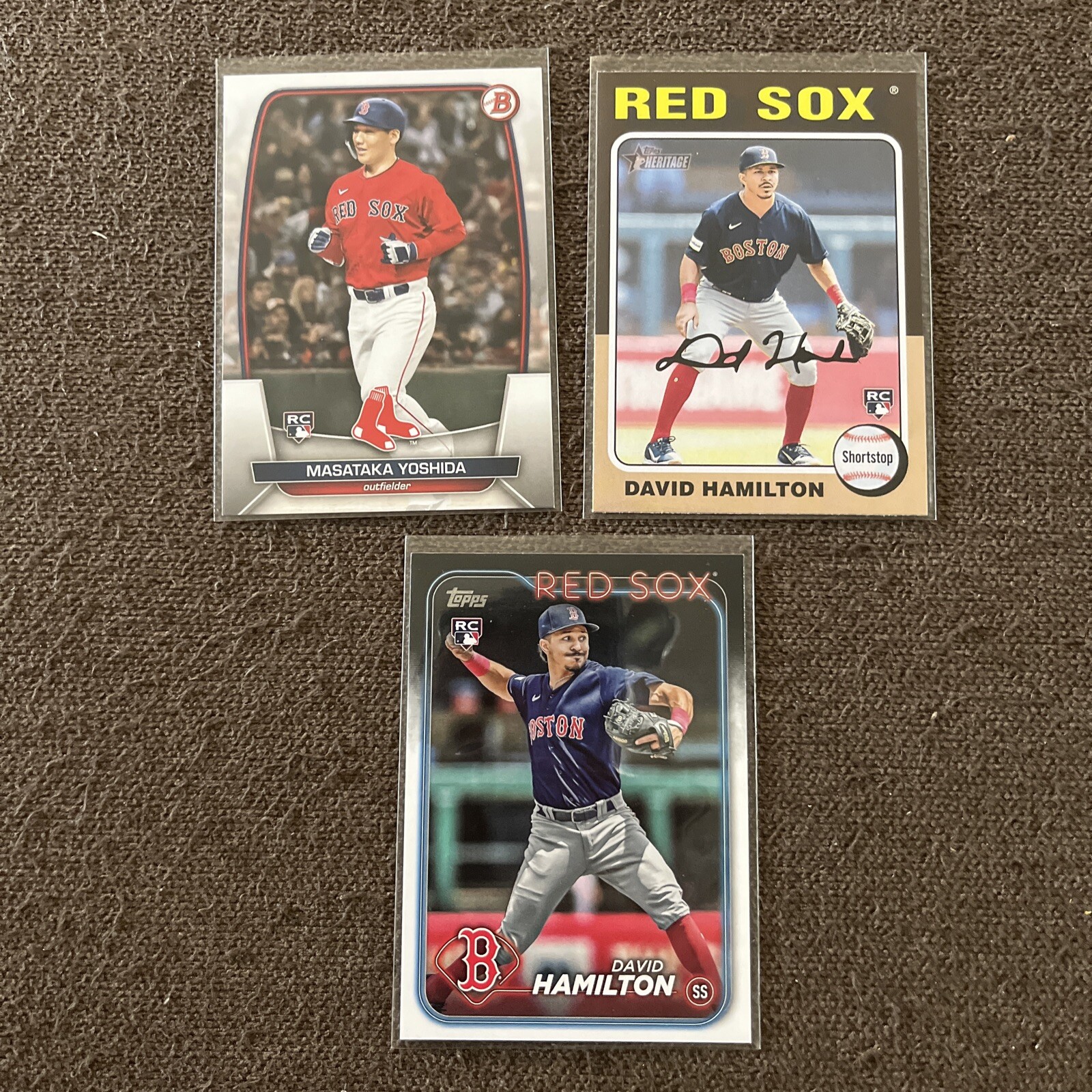 2024 Heritage/Topps Flagship David Hamilton, Bowman Paper Masataka ...