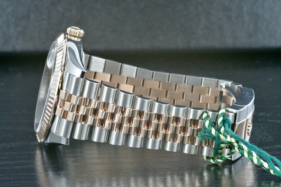 Rolex Datejust 41mm 126331 Jubilee 18K Rose Gold & Steel w/ Sun Dust ...