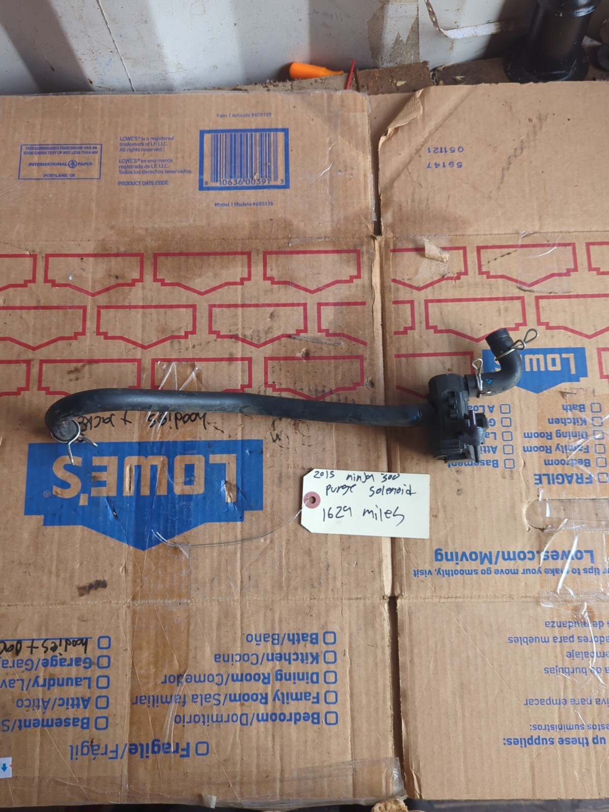 2015 KAWASAKI NINJA 300 AIR VALVE SOLENOID TOP ENGINE SWITCH SENSOR ...