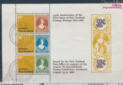 Francobolli Nuova Zelanda 1980 Mi Blocco 4 (completa edizione) usato 1 ...