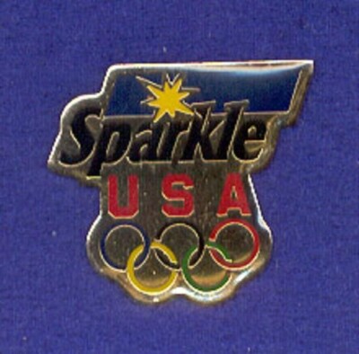 NEW USOC Olympic Rings NOC Logo Sparkle Georgia Pacific Brand Sponsor ...
