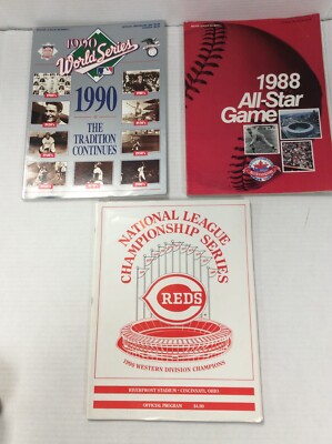 CINCINNATI REDS OFFICIAL THREE PROGRAMS | eBay
