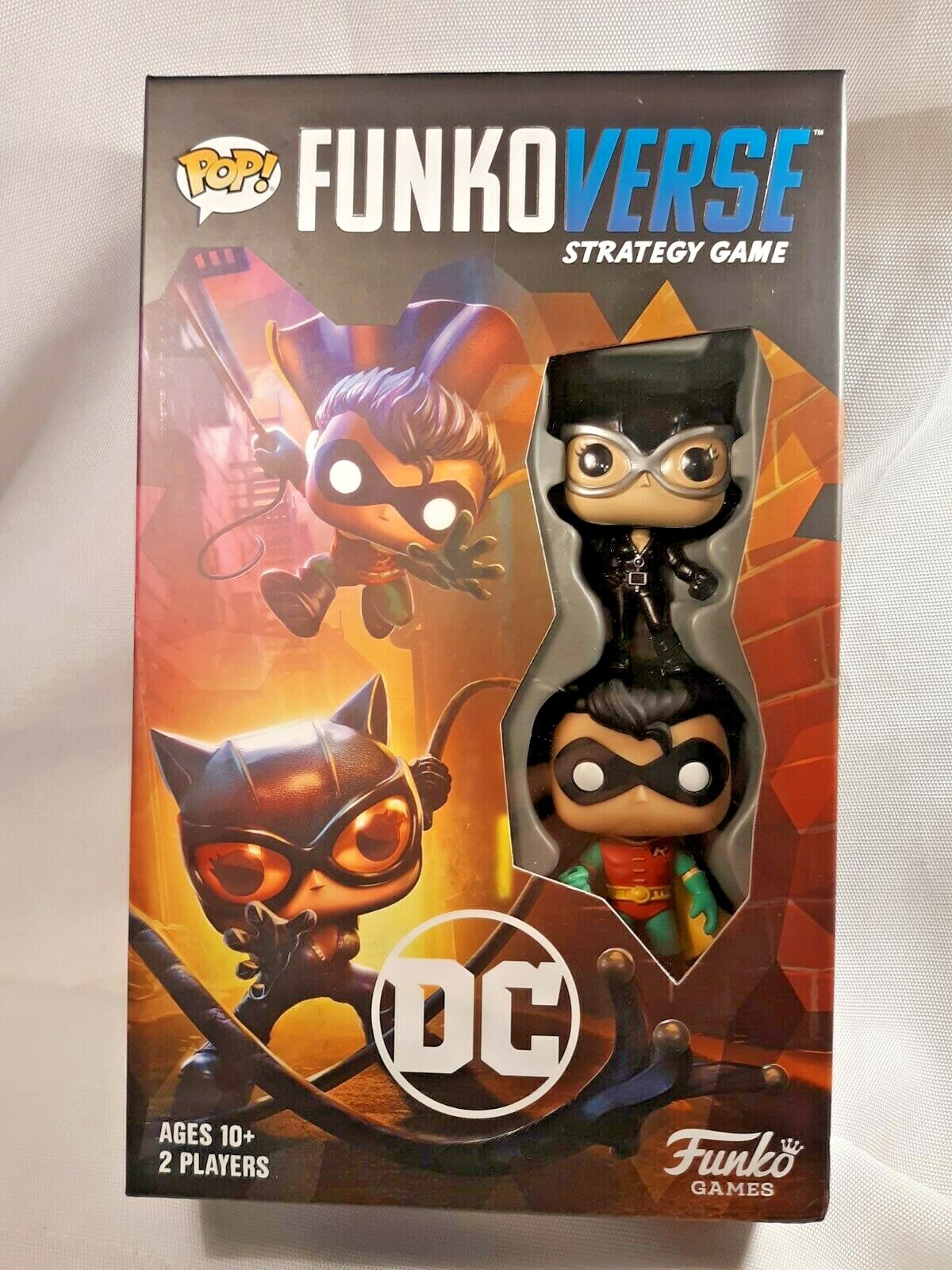 Funko PoP! Funko verse Strategy Game DC Comics Catwoman & Robin 2 ...