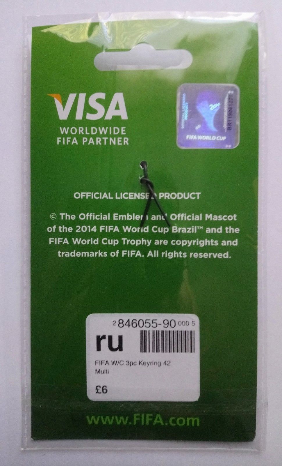 2014 Official FIFA World Cup Key Rings with Key Chain (Please Select ...