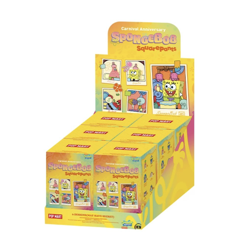POP MART SpongeBob Squarepants Carnival Anniversary Blind Box One set ...