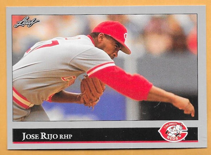 JOSE RIJO CINCINNATI REDS #139 no dot inc - LEAF NM-MT 1992 | eBay