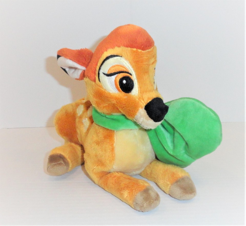 Disney Store Exclusive Easter BAMBI Plush 9" Big Green Bow P17 | eBay
