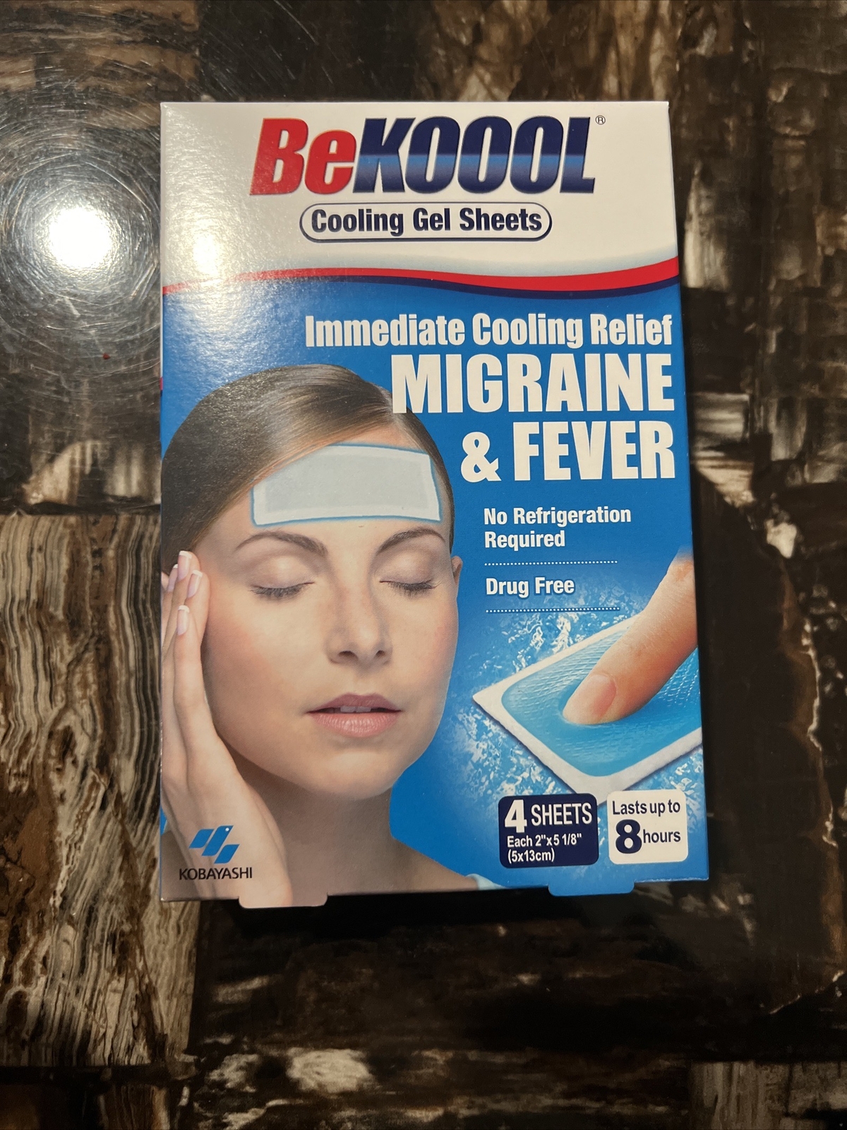 Lot Of 6 Be Koool Adult Migraine Gel Sheet 4ct | eBay