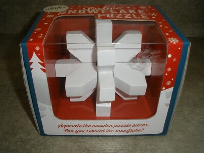 NEW Festive Snowflake Puzzle | eBay