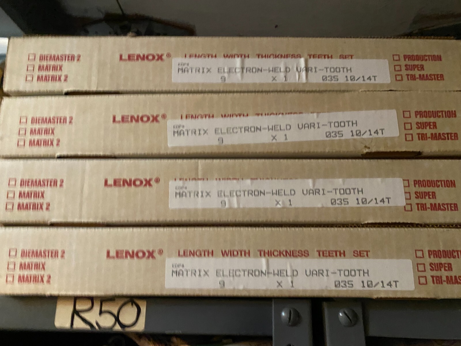 LENOX 10 9 X 1" .035" Matrix Electon-Weld Vari-Tooth 10/ 14T Blade Band ...