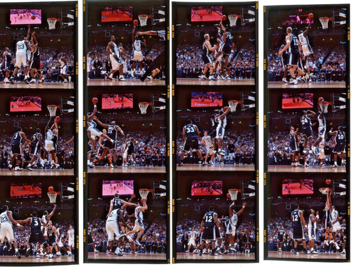 LD29-1 2004 College Basketball Duke Xavier Elite 8 (44) 2x2 Film ...