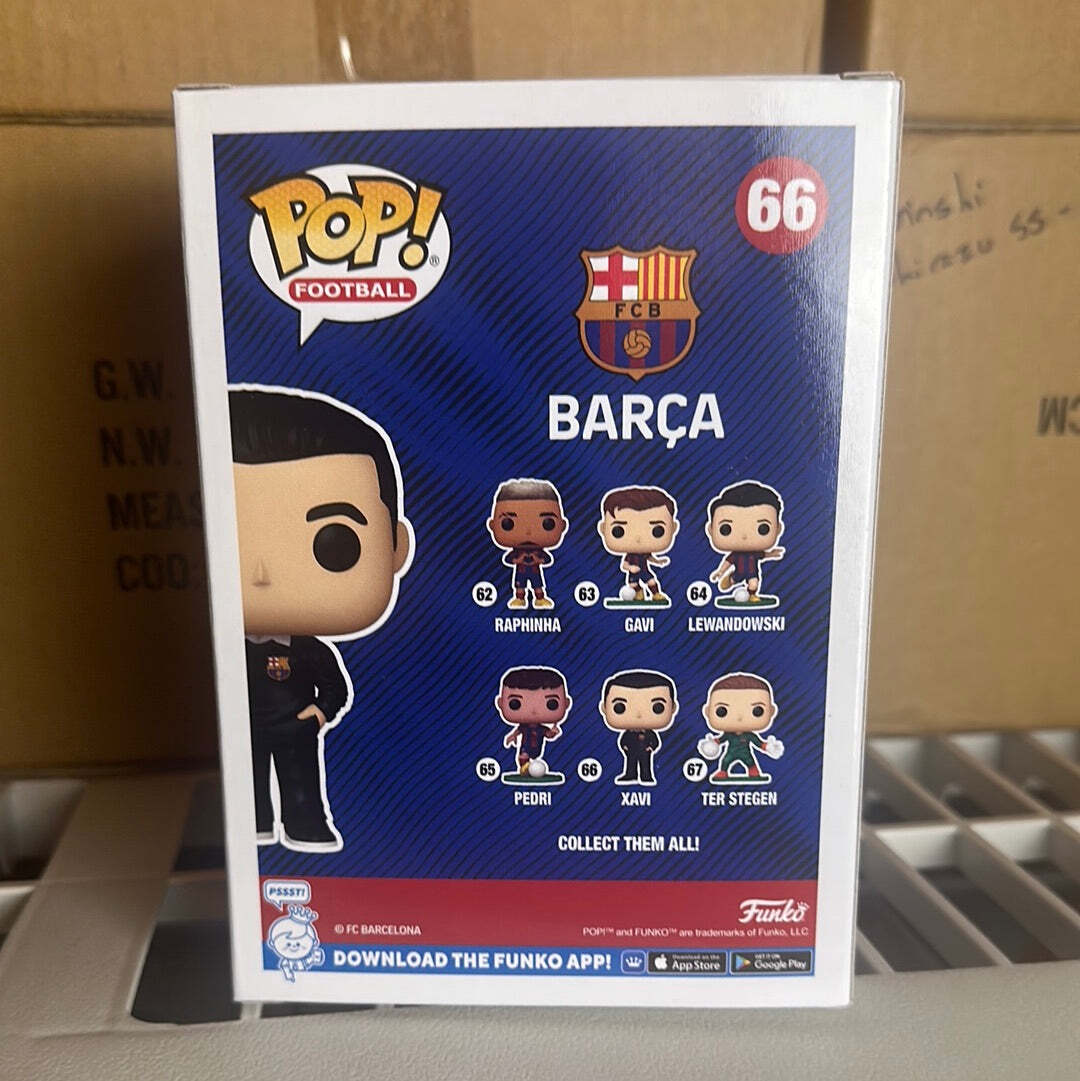 Funko POP! Football Soccer FC Barcelona Xavi Figure #66 | eBay