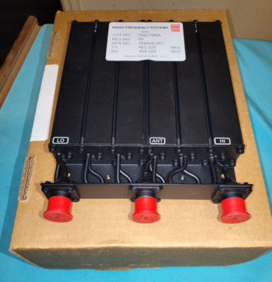 RFS Radio Frequency Systems Mobile Duplexer TDE7780A 453.025-458.025 ...