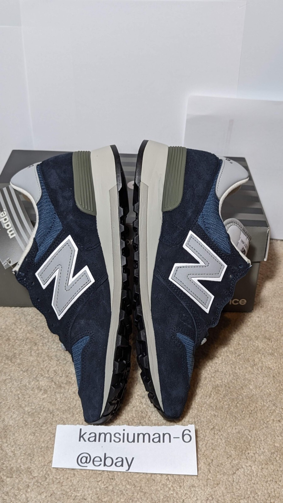 Brand New! New Balance Classic 1300 Made in USA Navy Blue Men Size 7.5 ...