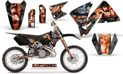 Graphics kit Sticker Decal Wrap for KTM C3 EXC 125-525/MXC 200-380 MAD ...