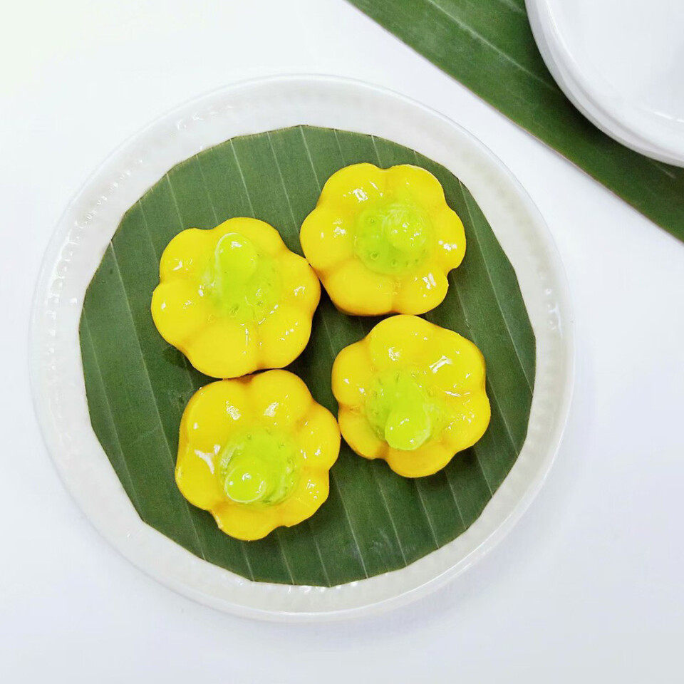 Set 3 Thai Dessert Mold Look Chup Fruit Shaped Mung Bean Jelly Coat ...