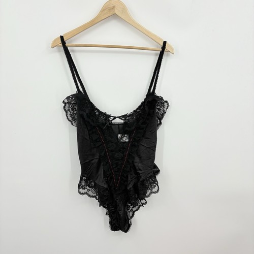 Vintage Alana Gale Teddy Small Lace Up Lingerie Whimsigoth Corset ...