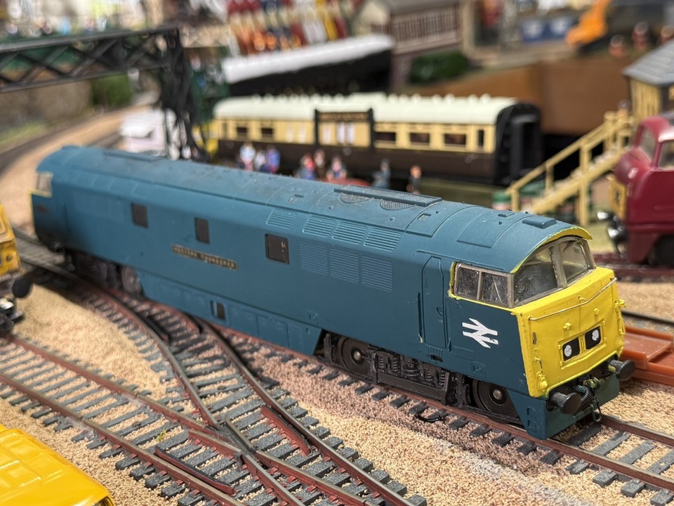 Lima D1023 OO Class 52 Western Thunderer BR Blue Diesel Loco Detailed ...