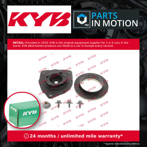 Top Strut Mounting fits RENAULT MODUS 1.2 Front Left 04 to 10 KYB ...