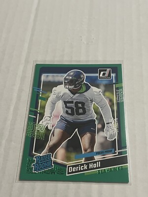 2023 Donruss Derick Hall Rated Rookie Green Press Proof | eBay