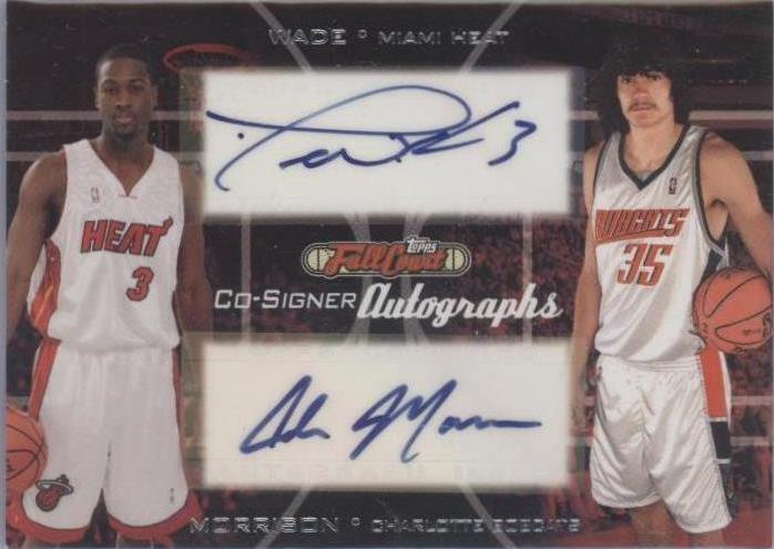 2006-07 Topps Full Court - Co-Signers Autographs Dwyane Wade, Adam ...