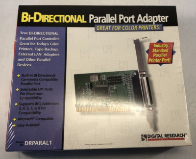 Vintage Bi-directional Parallel Port Adapter | eBay