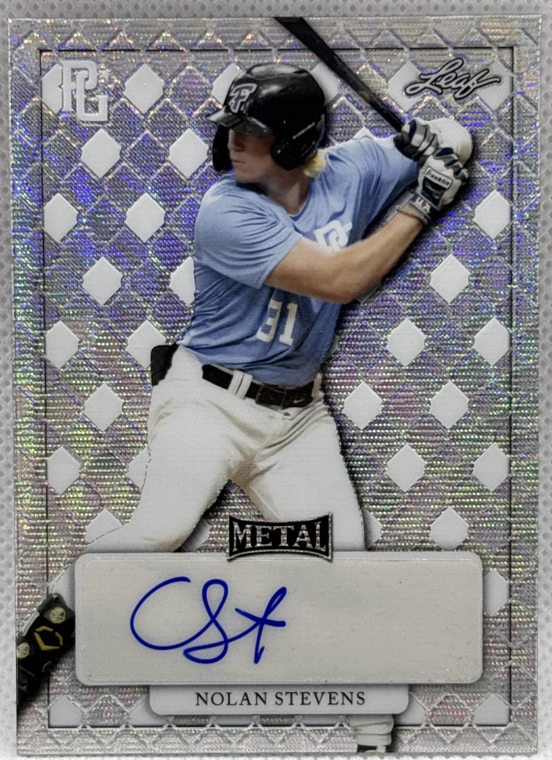 2022 Leaf Perfect Game National Showcase - Metal Autographs Nolan ...