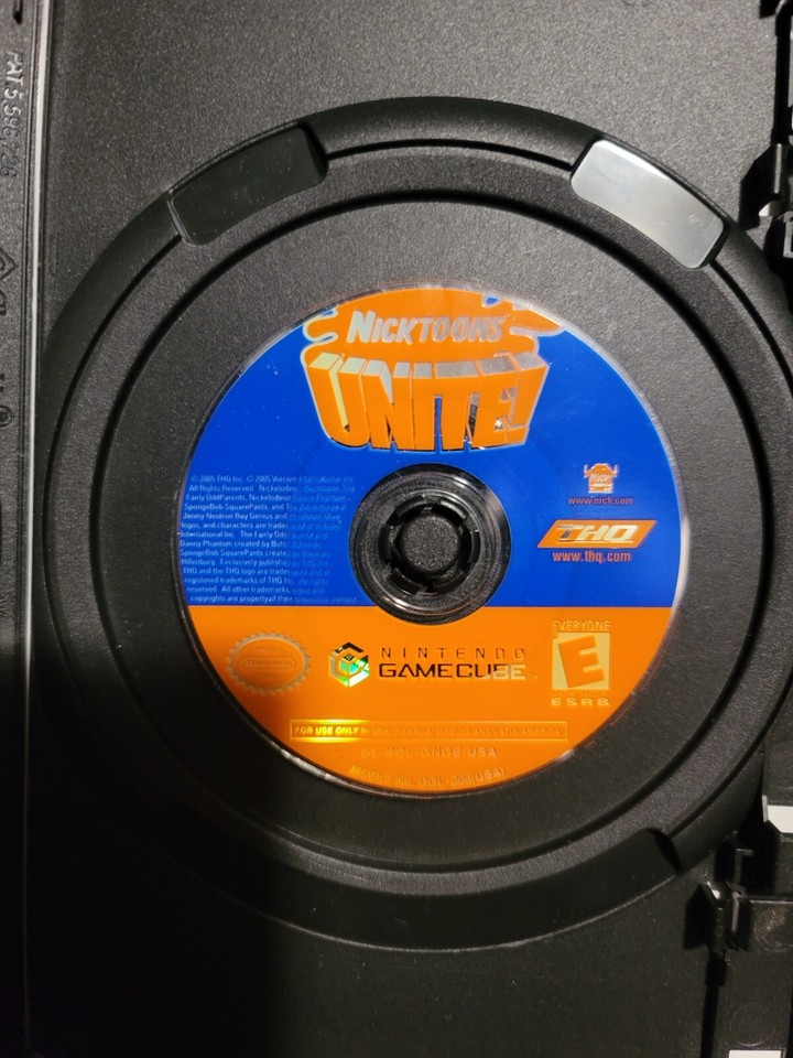 Nicktoons Unite (Nintendo GameCube, 2005) No Manual. Tested Free ...