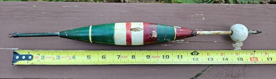 Collection of early rare Musky and Pike Bobbers - 10 inches to 17 ...