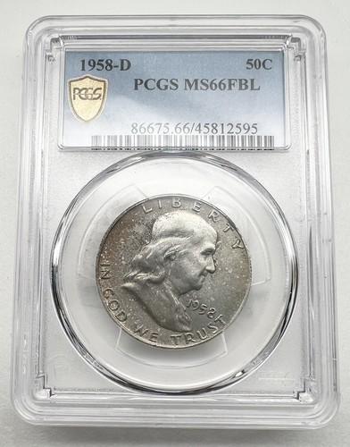 1958-D Franklin Half Dollar * Full Bell Lines * !! PCGS MS-66 ! | eBay