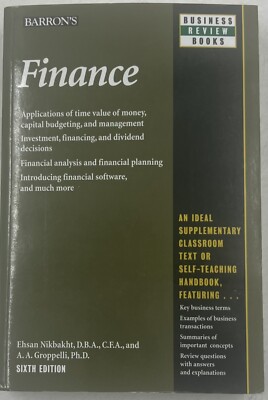 Finance Reference Textbook Paperback Barrons Business Review 6th Edition 9780764147593| eBay