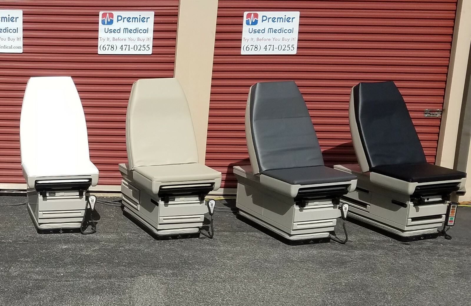 Ritter Midmark Power Exam Tables Model 405 w New Upholstery Premier ...