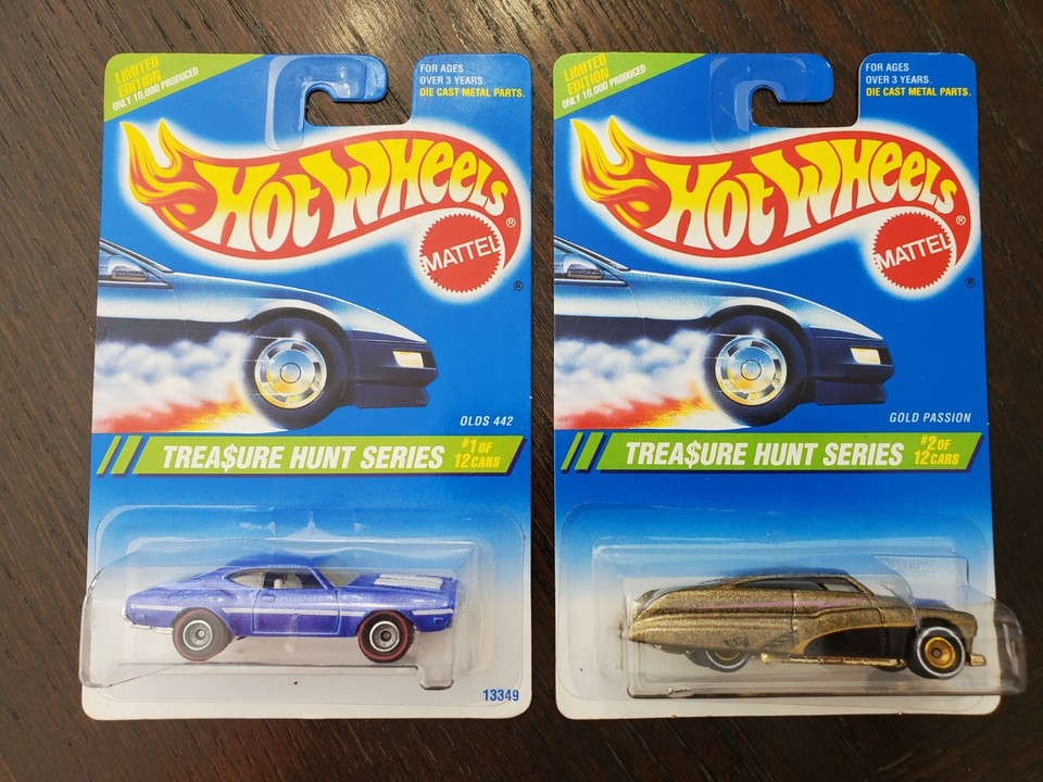 Hot Wheels 1995 Treasure Hunt Set Minty CAMARO BUG Red Line Club CAR ...