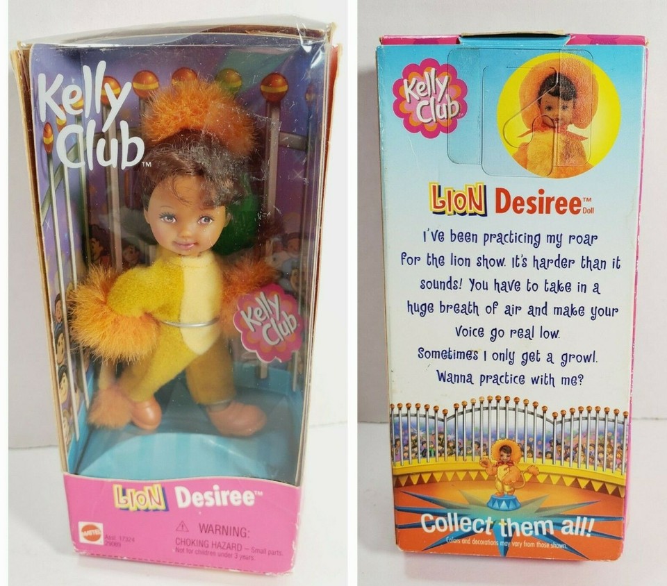 NEW LOT Barbie Kelly Club Lion Desiree & Halloween Party and 1995 ...
