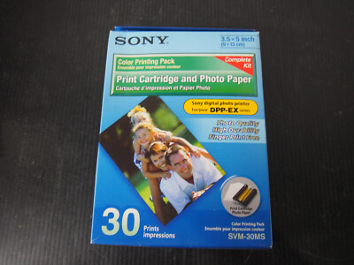 SONY SVM-30MS Color Print Pack Cartridge Photo Paper DPP-EX 2004 | eBay