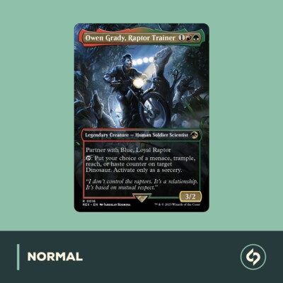 MTG | Owen Grady, Raptor Trainer | SHOWCASE | JURASSIC WORLD | NM | EN ...